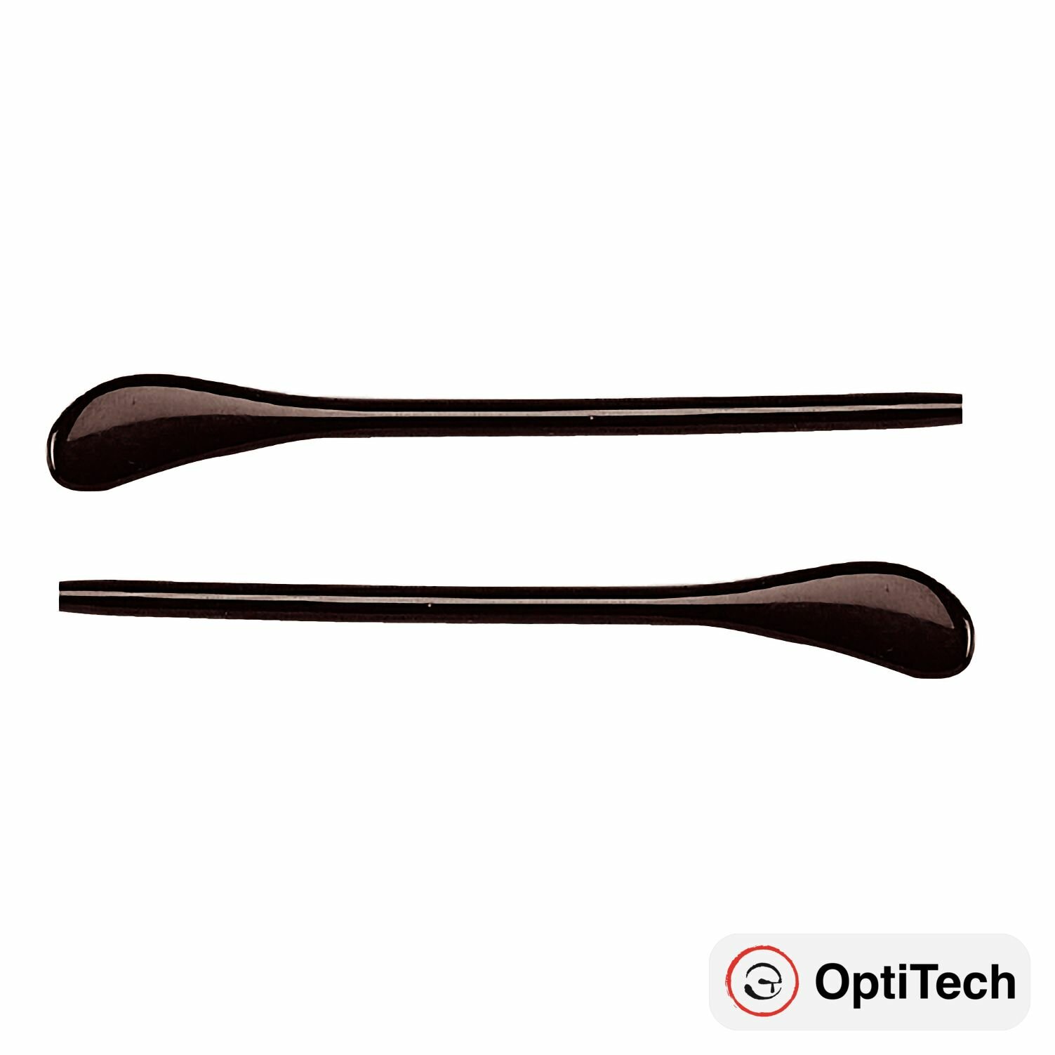 Наконечник для дужки (заушника) очков, стандартный, под дужку 1.6 мм, длиной 70 мм, коричневый, 1 пара