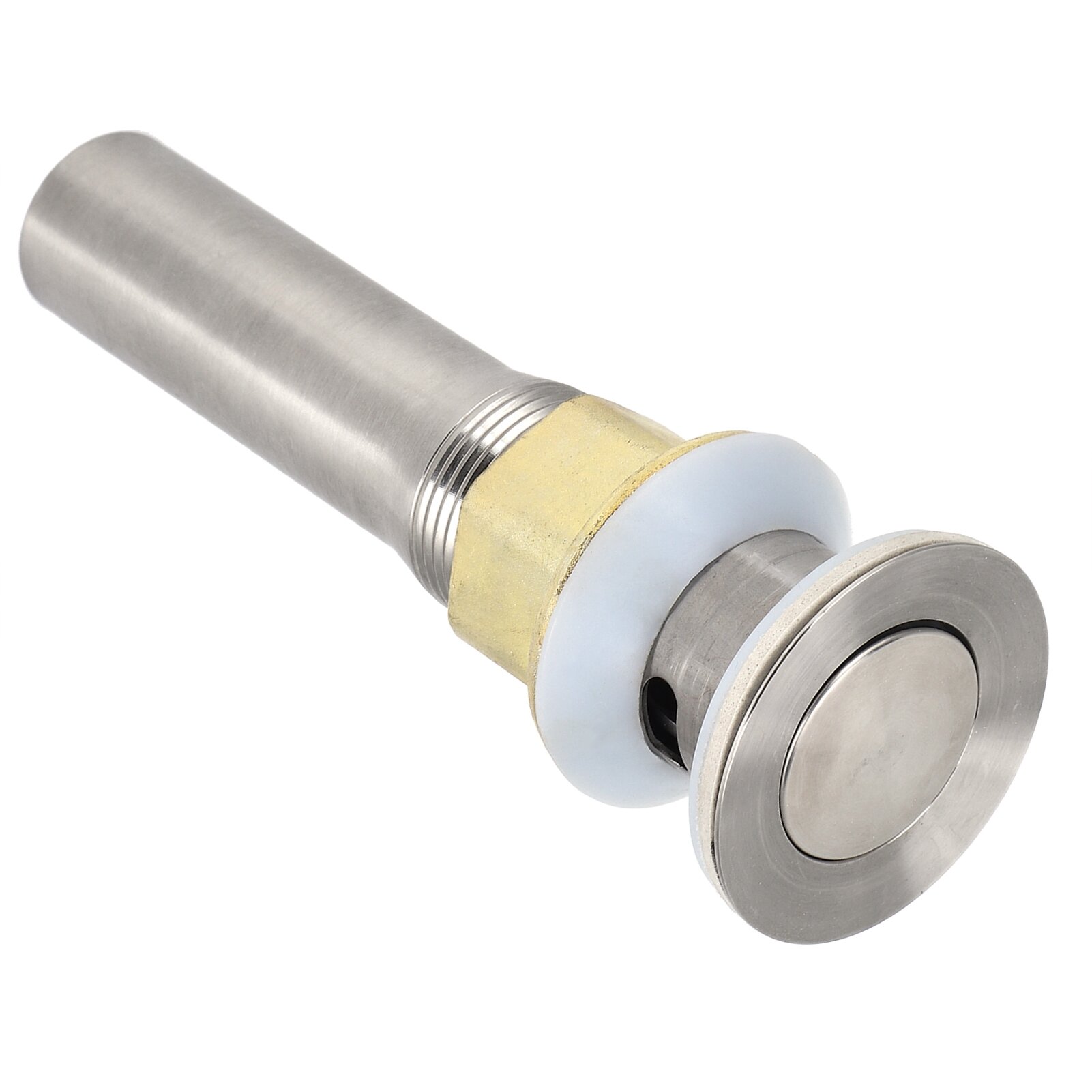 Слив для раковины в ванной с ситечком, корзина для улавливания волос, противозасорная пробка для слива раковины, аксессуары, нержавеющая сталь