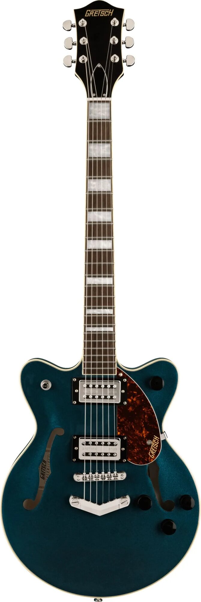 Полуакустическая гитара Gretsch G2655 Streamliner Center Block Junior LRL Midnight Sapphire