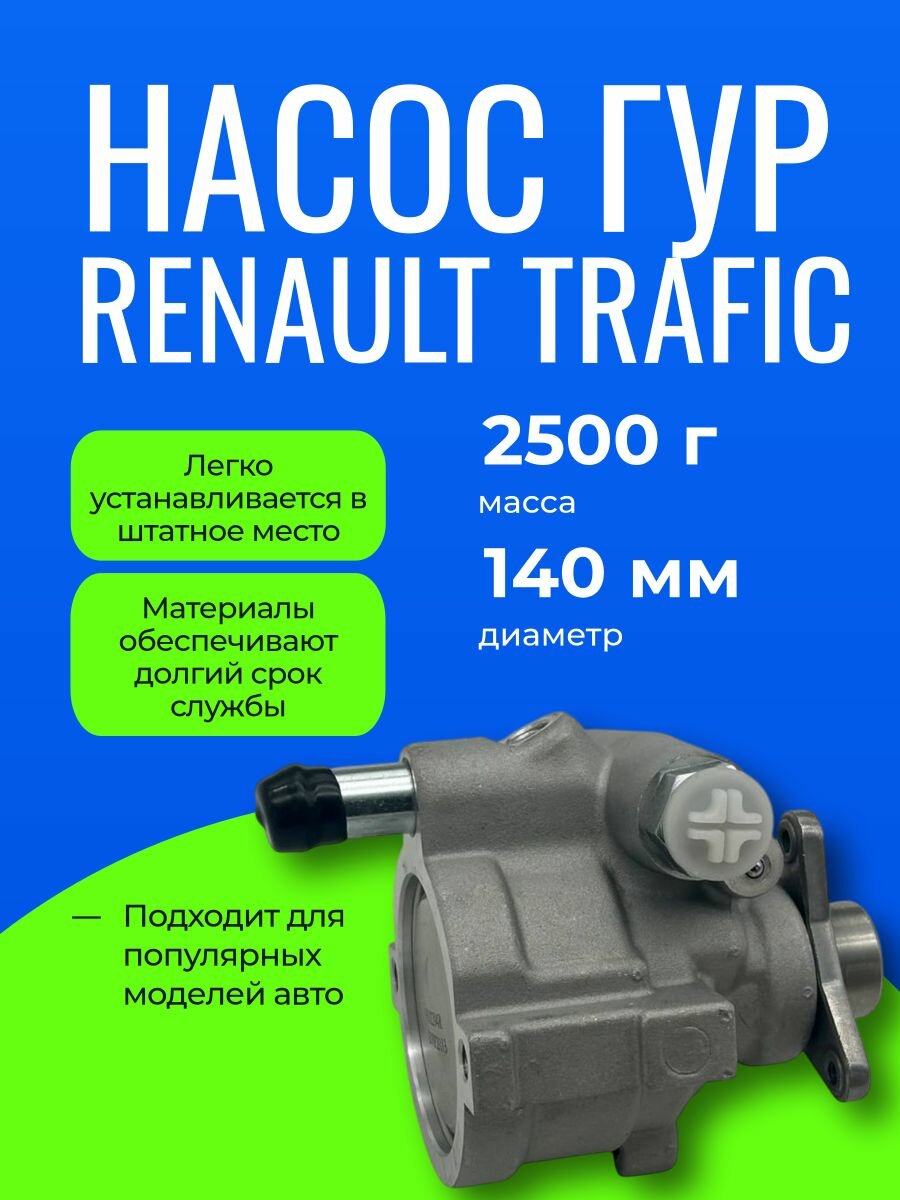 Насос ГУР Рено Трафик 2,0-2,5DTI