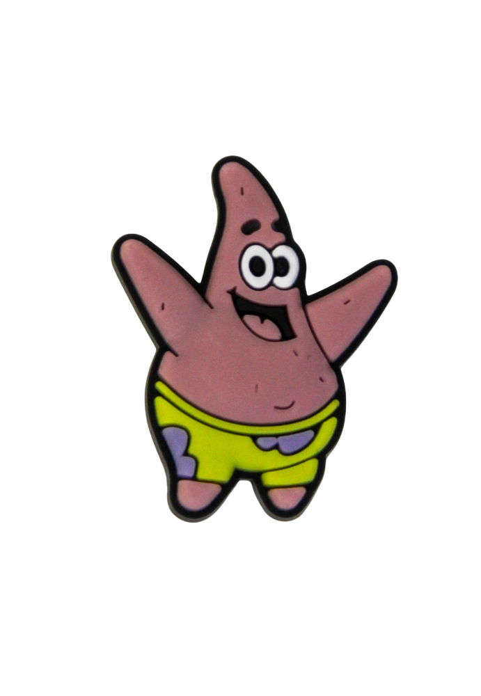 Джиббитсы, украшение для обуви. Украшение для кроксов Crocs, сабо. Губка Боб - Патрик