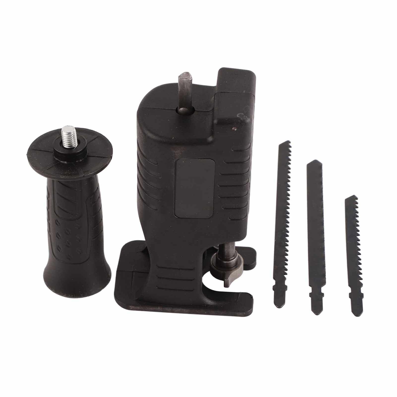 Переходник для электрической дрели и сабельной пилы + 3 пильных полотна