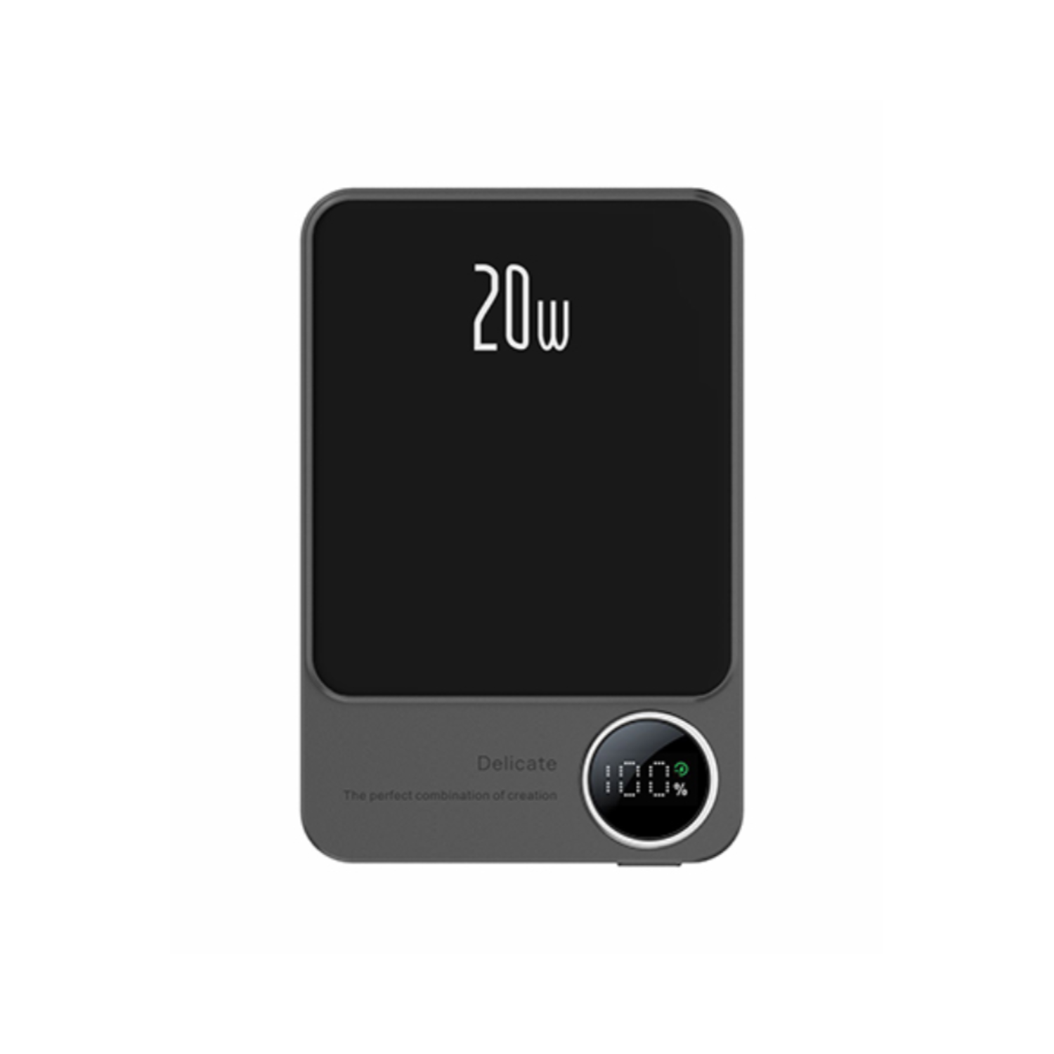 Магнитный беспроводной Power Bank PD20W с быстрой зарядкой, LED-дисплеем, портативное зарядное устройство Mag-Safe, ультратонкий внешний аккумулятор.
