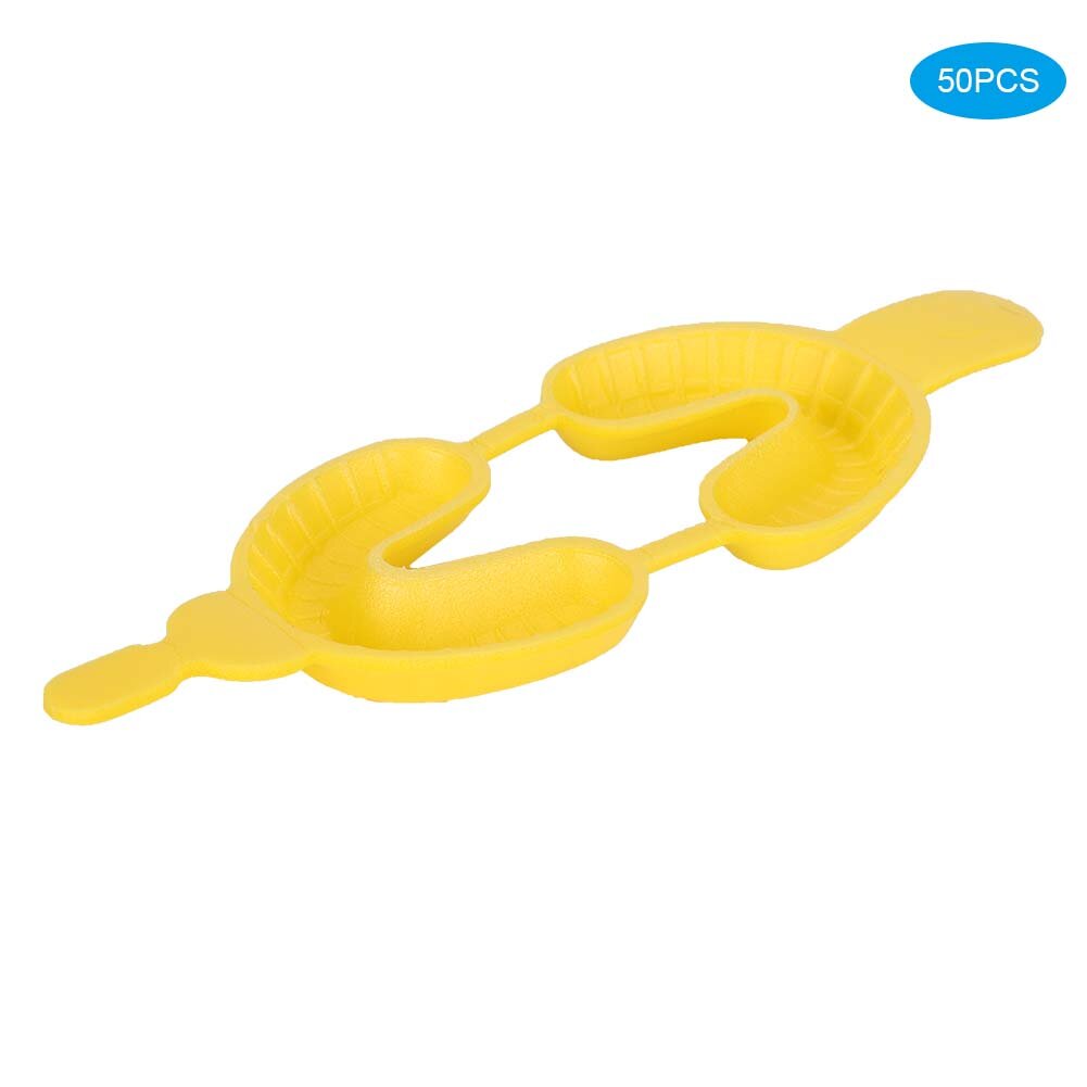 50 штук/набор одноразовых фторидных лотков, двуарховые лотки, стоматологические аксессуары, EVA, 100% новый