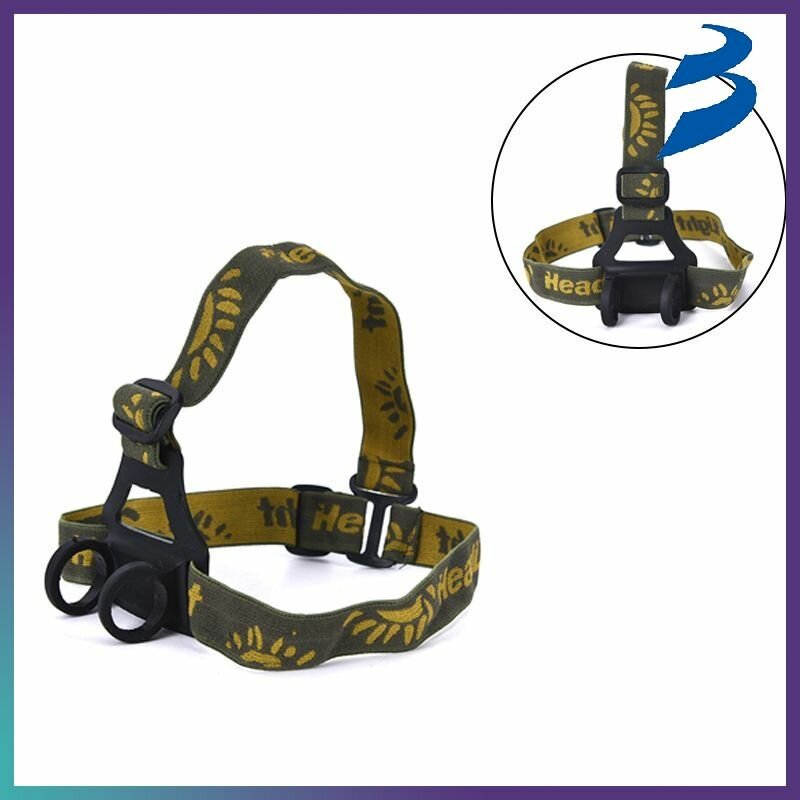 Крепление для фонаря, налобный ремешок универсальный, оголовье для превращения фонарика в налобный