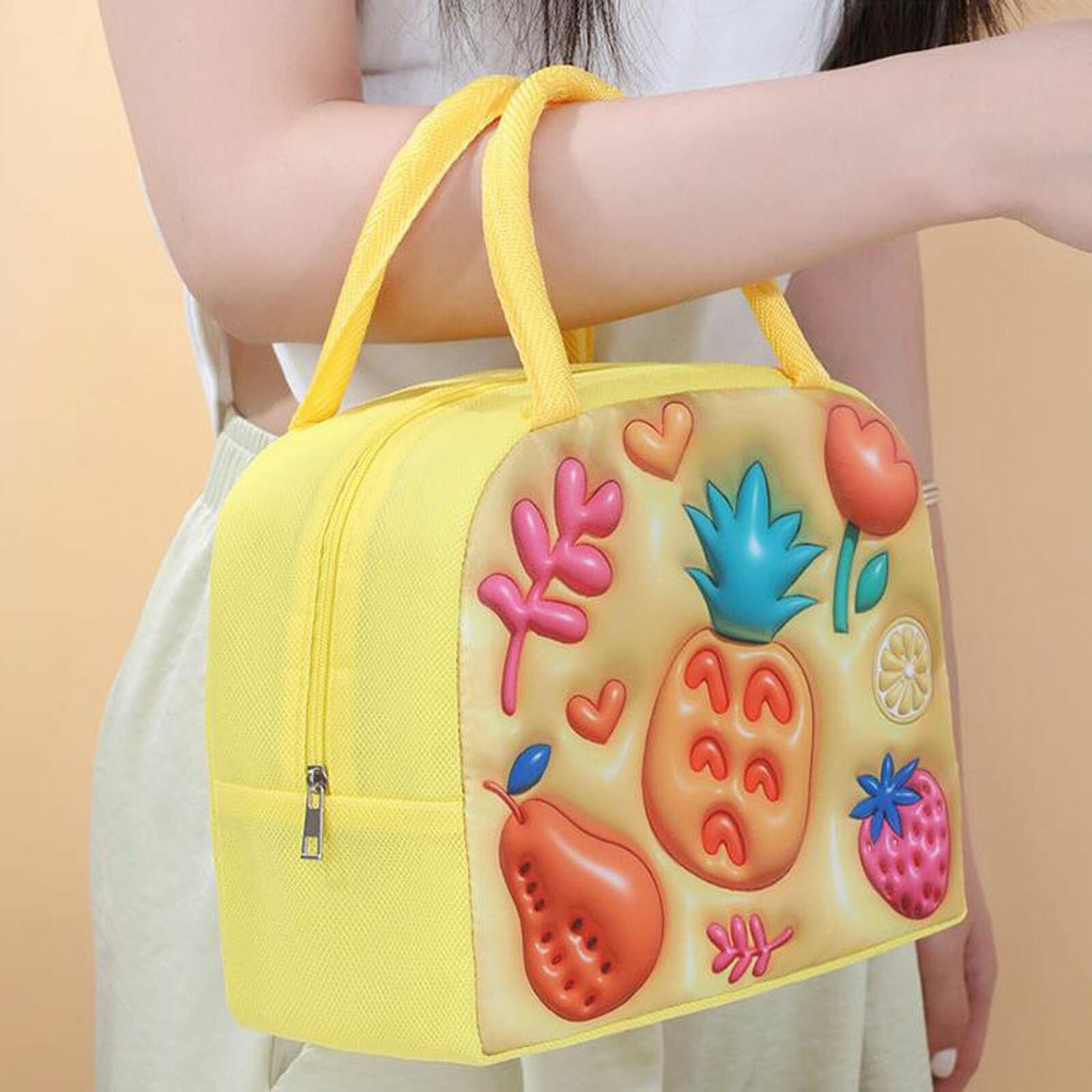 Симпатичный детский пакет для ланча с утолщенной изоляцией из алюминиевой фольги