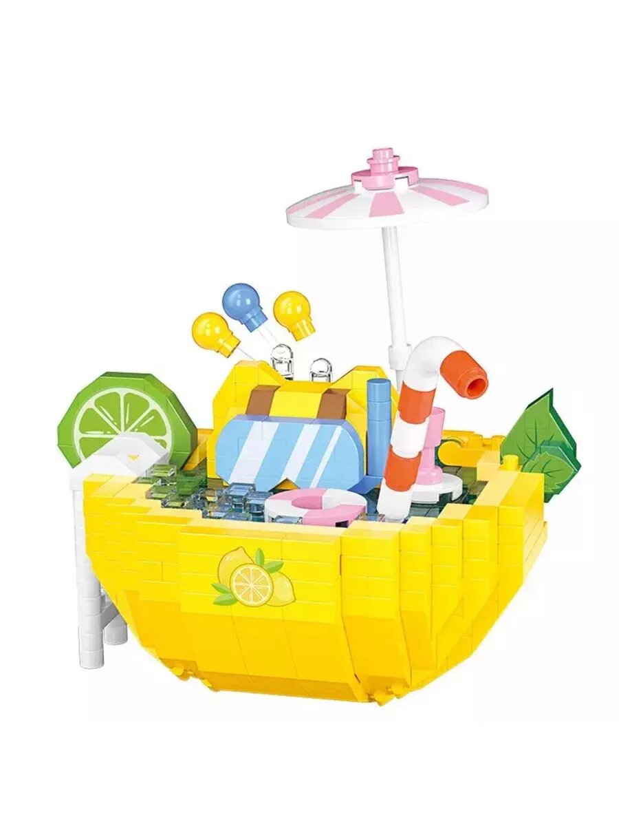 Конструктор 3D Balody BA16342 "Летний лимонад", ABS-пластик, 550 деталей, от 6 лет