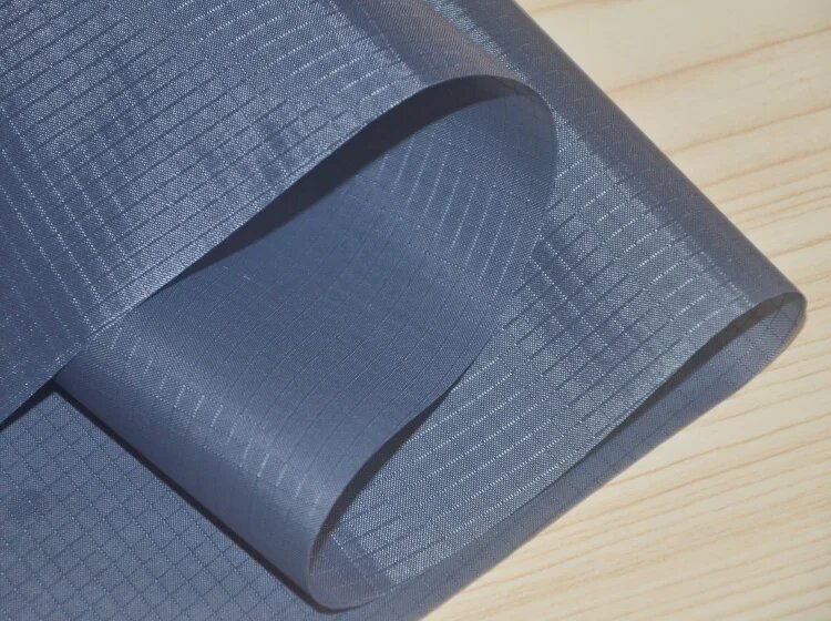 Водонепроницаемая клетчатая полиэфирная тафта 3 мм Темно-синий, 1mX1.5m, Темно-серый