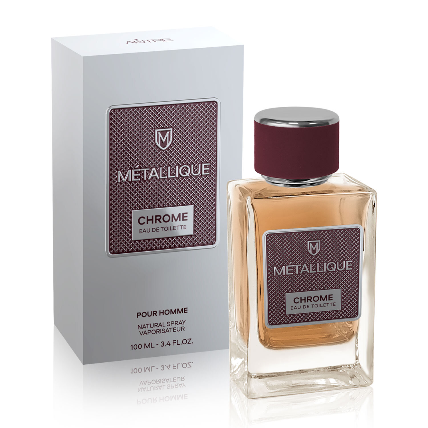 Туалетная вода Поли Парфюм Metallique CHROME 100ml (аромат Tobacco Vanilla) для мужчин
