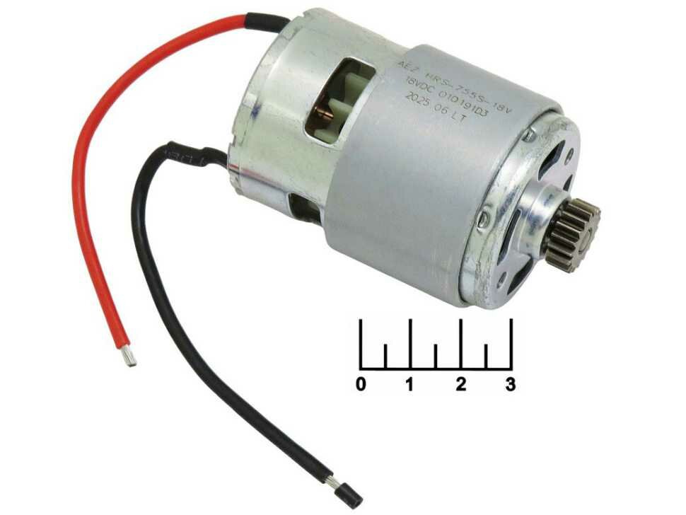 Двигатель 18V HRS-755S к электроинструменту с шестерней (18 зубьев) (010191D3) (Metabo)