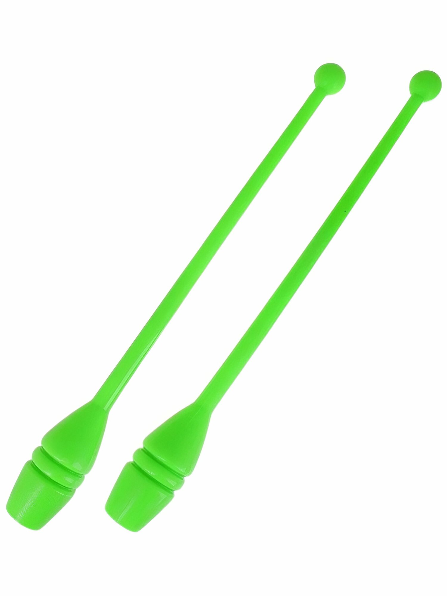 Булавы для художественной гимнастики R18095 (зеленая) 34 см