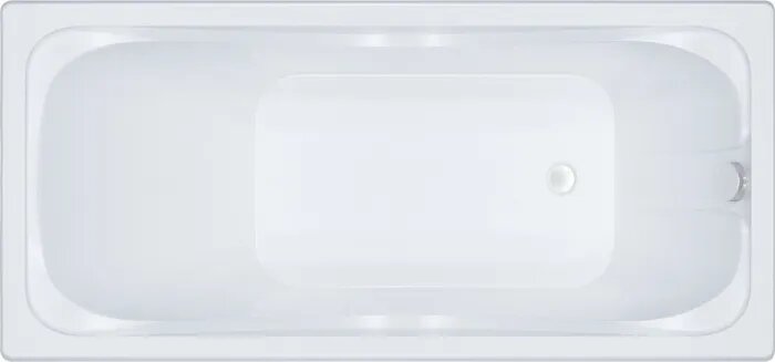Акриловая ванна Triton Стандарт 150x70 см, пристенная, белая, на ножках