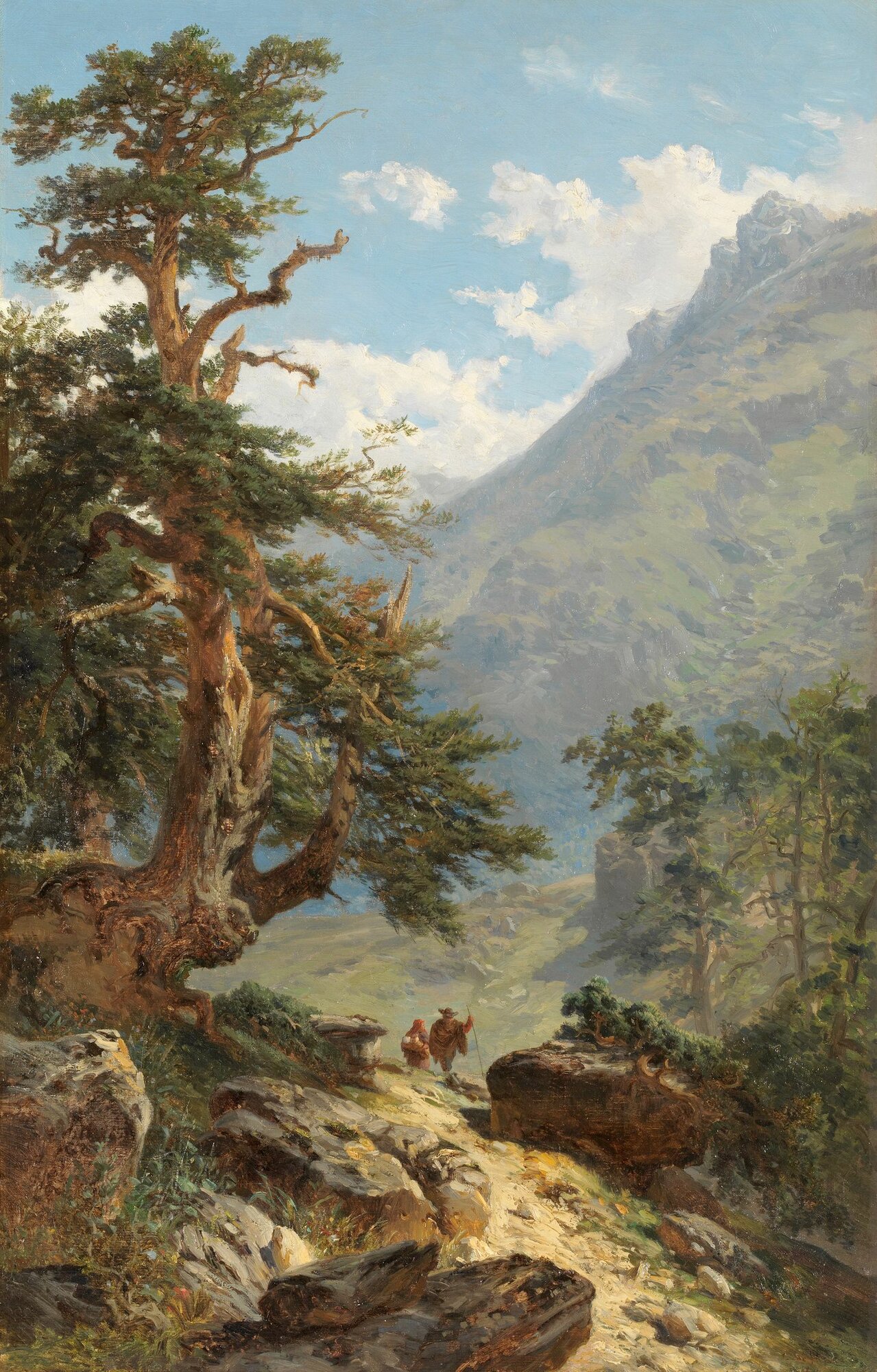 Картина Карлоса де Хаеса Тротуар 51х80 см