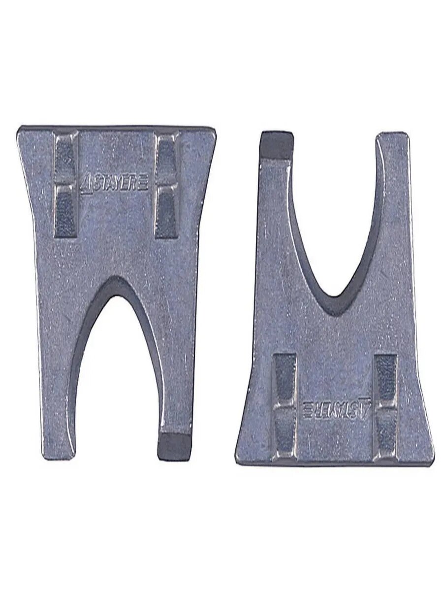 5 - 6 мм, 2 шт, металлические плоские клинья