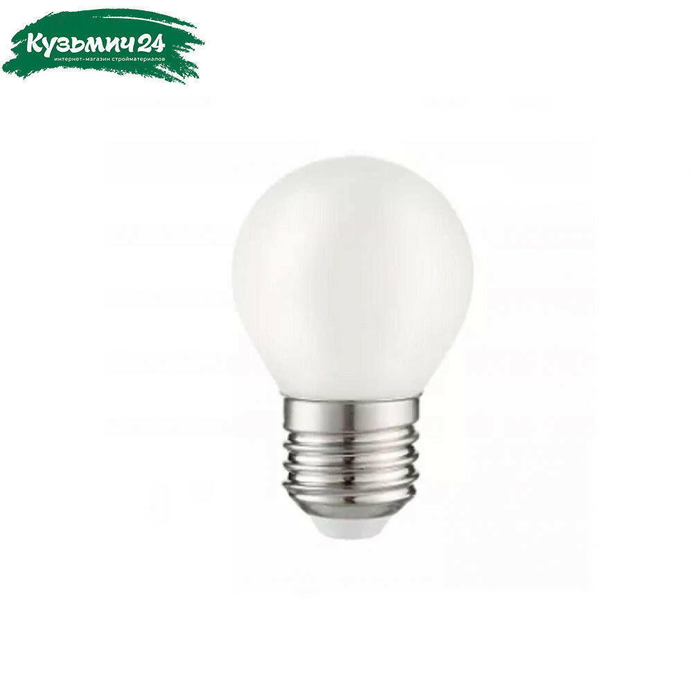 Лампа Gauss Filament Шар 9W 4100К Е27 milky
