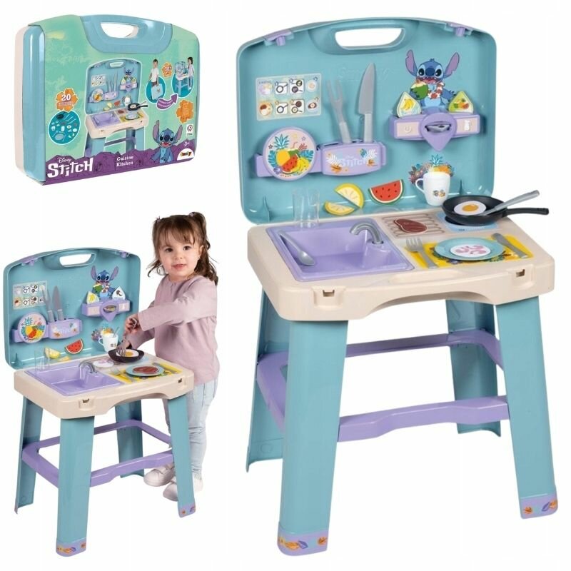 Игровой набор Smoby Disney Stitch - Игрушечная детская кухня Лило и Стич - Смоби 7600311909