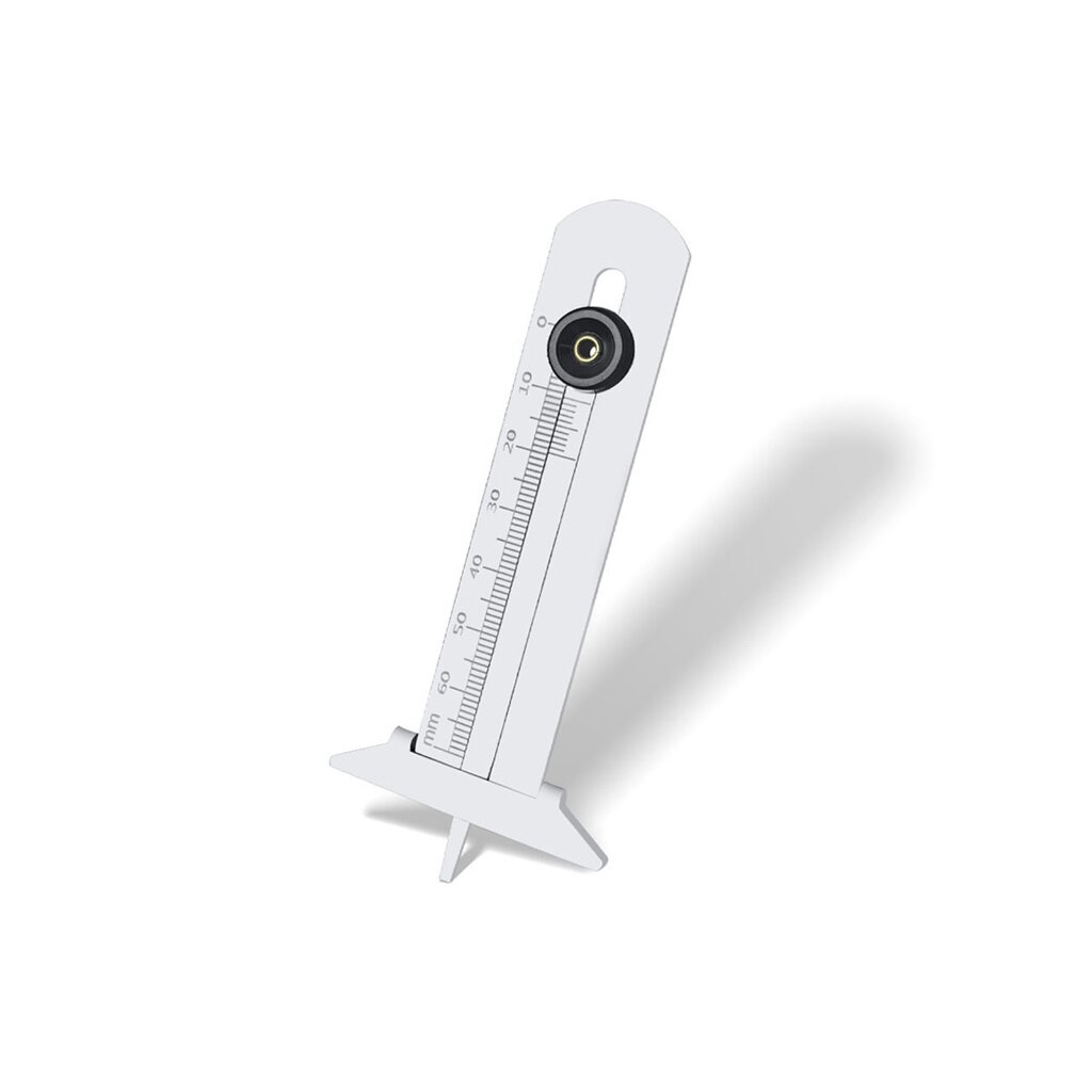 Измеритель глубины протектора шин для автомобилей и мотоциклов, противоскользящая ручка, нержавеющая сталь, точные показания