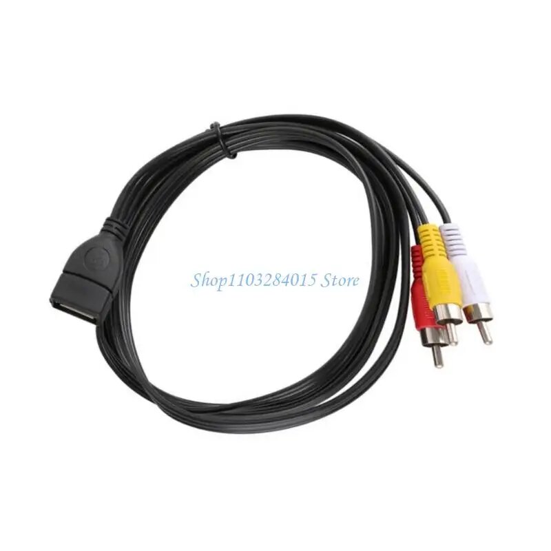 USB кабель 3RCA для домашнего кинотеатра USB female