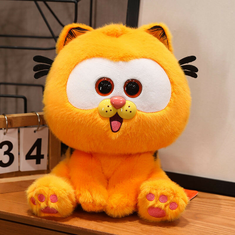 Soft and adorable garfield plush toy comfortable stuffed cat doll perfect present for every occasion