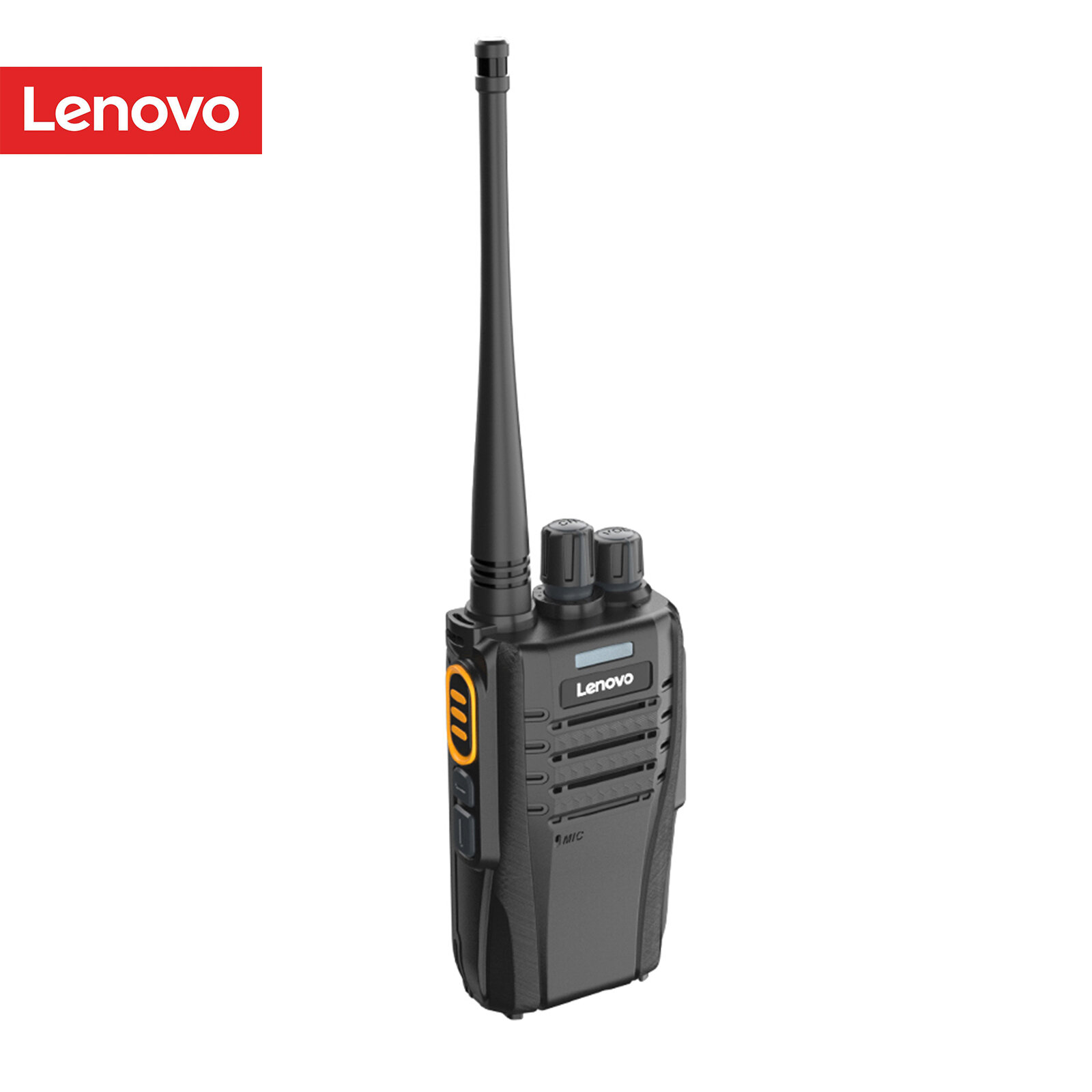 Lenovo N01 Walkie Talkie 16 Channel Professional FM Transceiver Rechargeable Handheld Two Way Radios with Battery and Charger, UHF 430-440MHz, 12.5KHz/25KHz, 3.7V, 1800mAh, 1.8W±0.2W, -20°C~60°C, black, 11.8*5.8*3.8cm, 218g, 1pcs