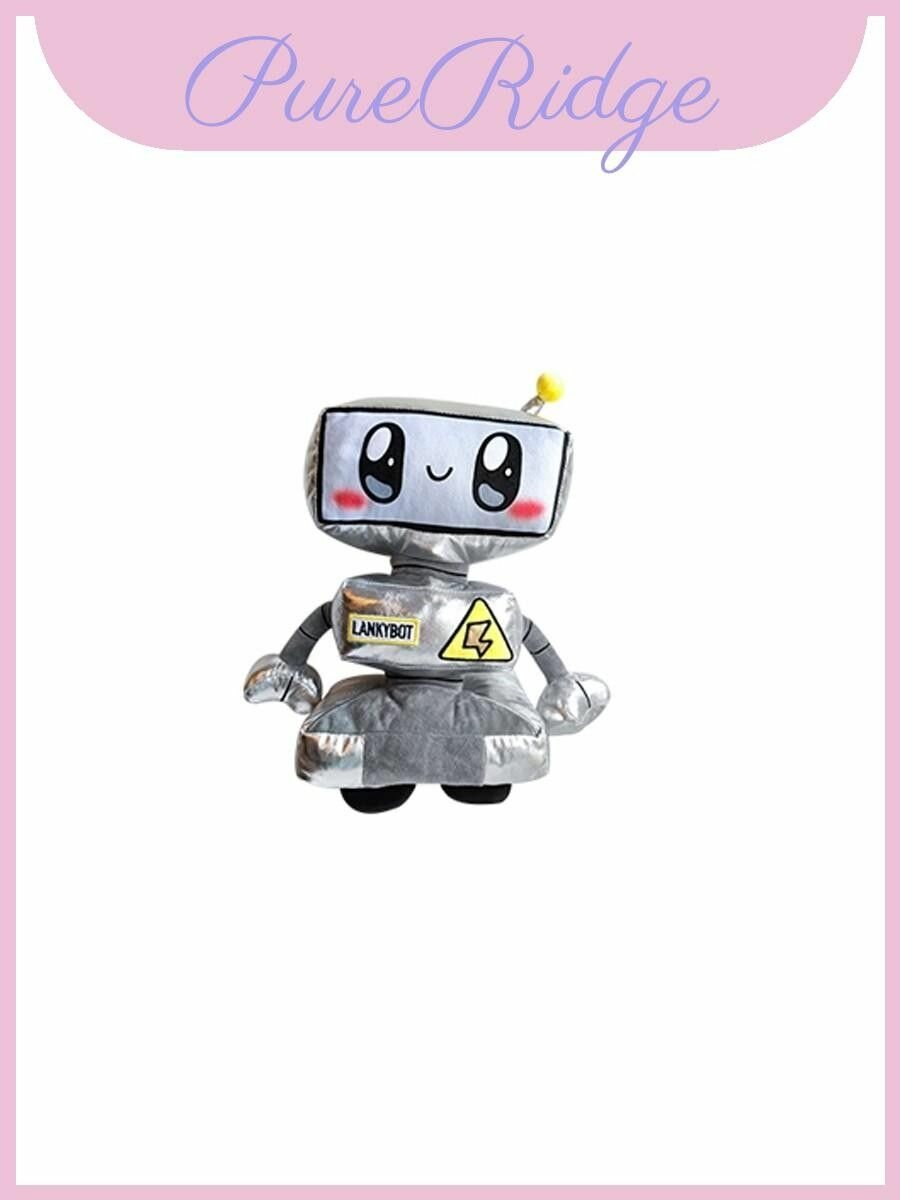 Мягкая игрушка Lankybox Plush Toys Led Boxy для детей, робот 35 см
