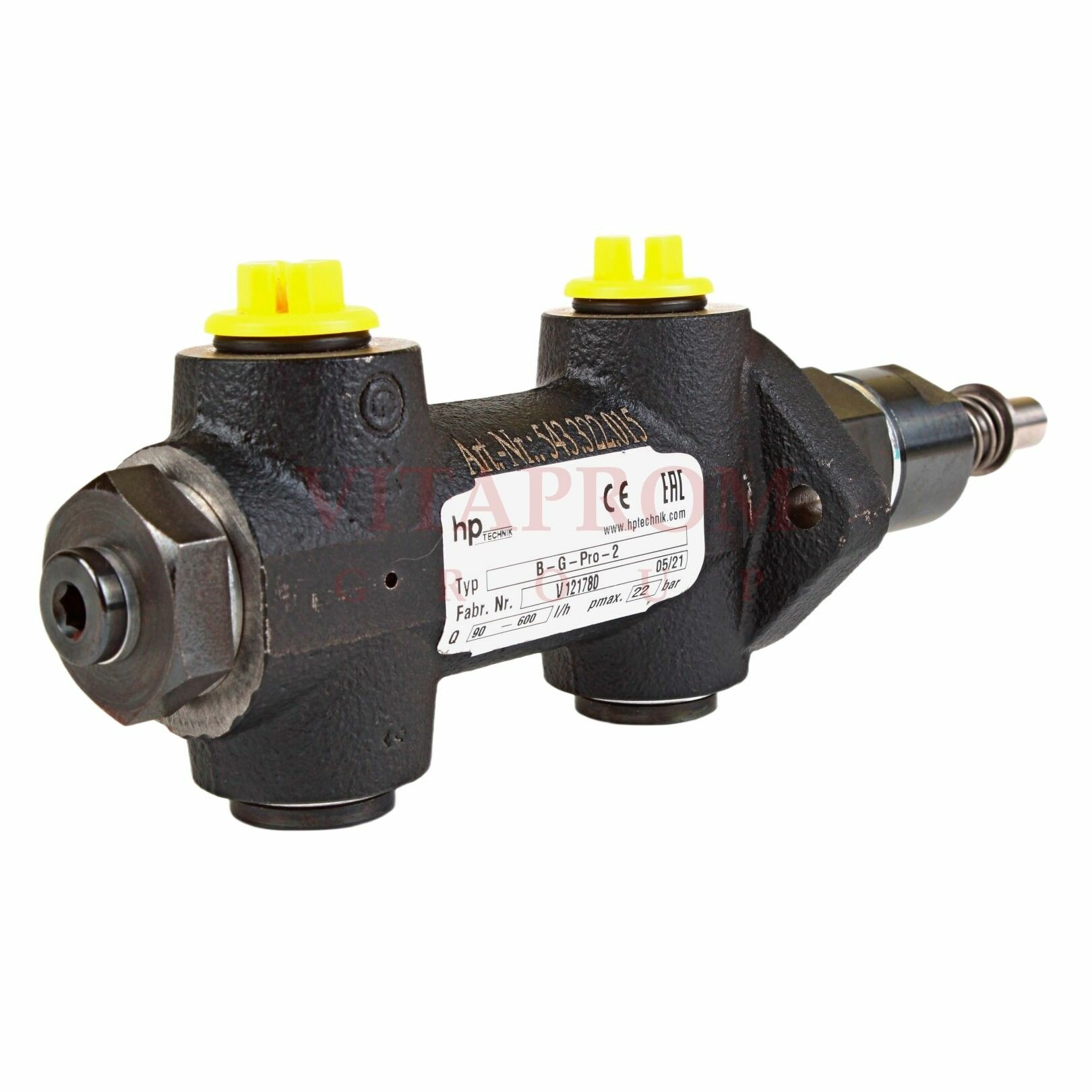 Перепускной клапан hp-Technik B-G-Pro-2