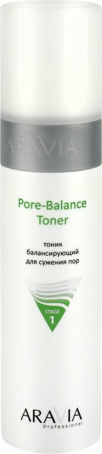 Тоник д/лица ARAVIA PROFESSIONAL Pore-Balance балансирующий д/сужения пор (Россия) 250мл