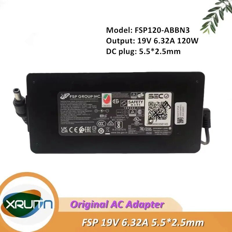 Адаптер питания XRUIT FSP120-ABBN3 19В 6.32А 120Вт для ноутбука, ЕС