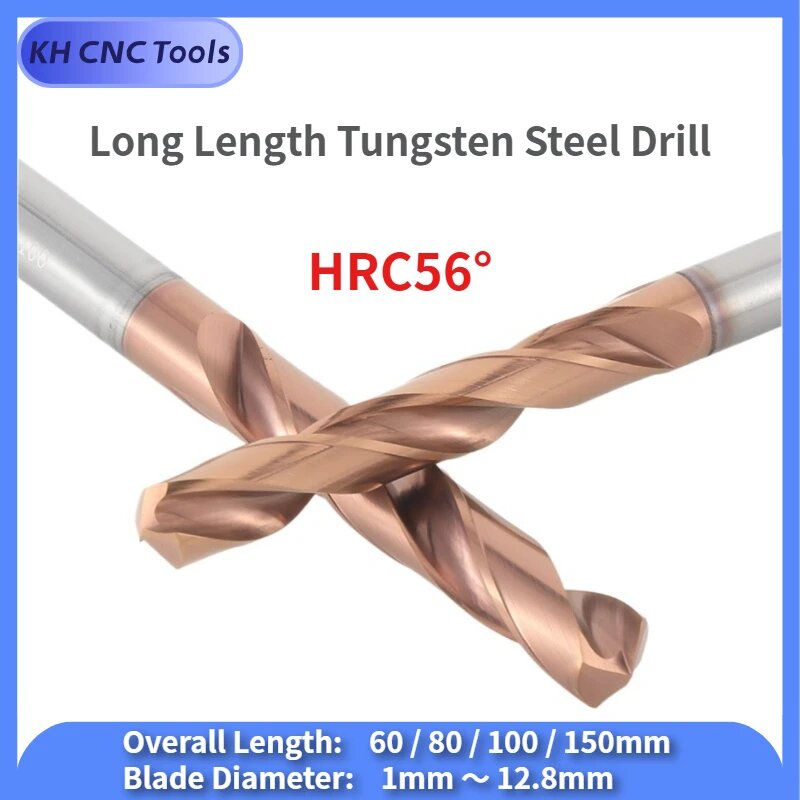 Карбидные сверла KH CNC 60 80 100 150 мм 50mm-60mm, 3,2 мм
