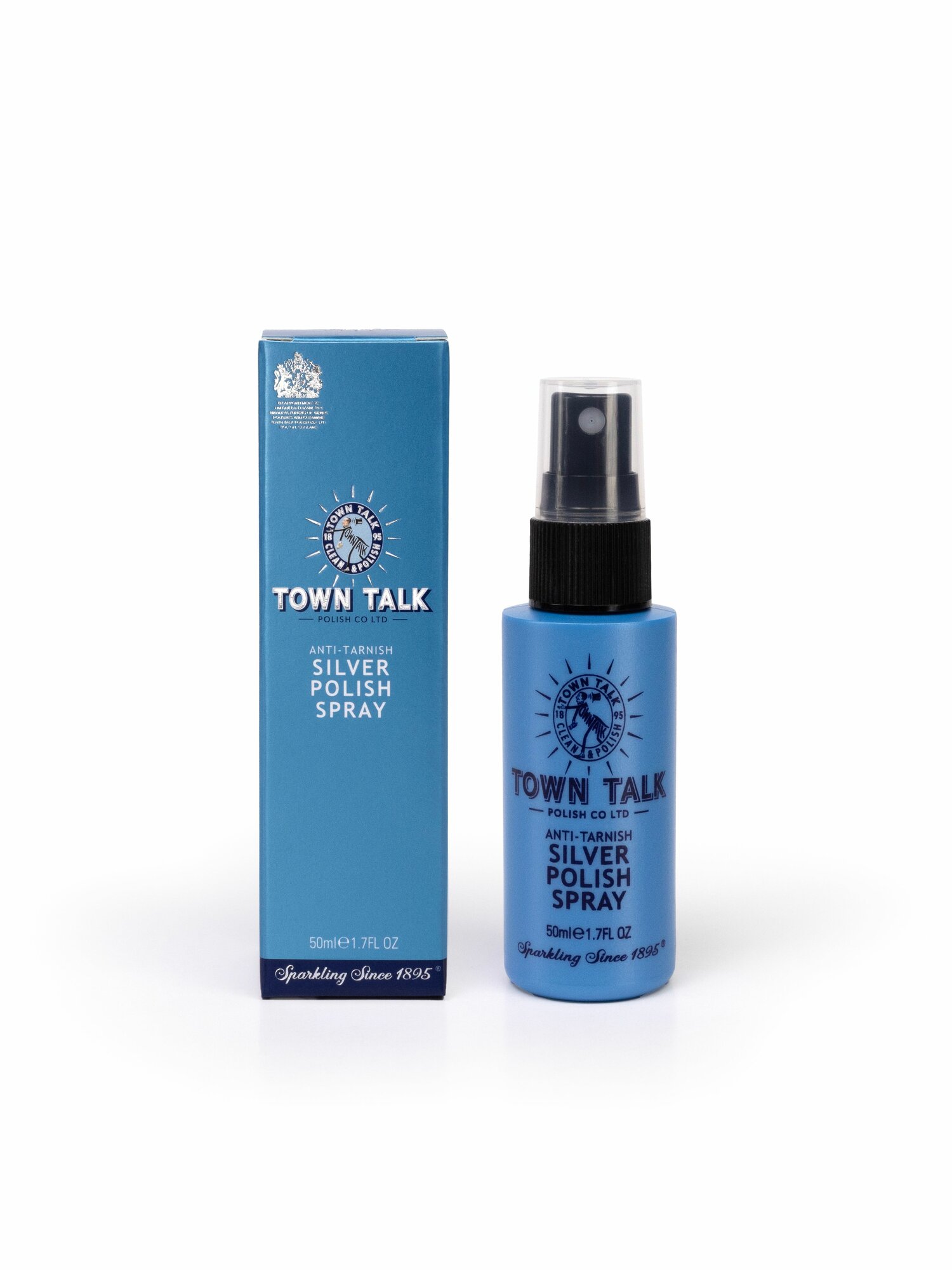 Полироль для серебра Town Talk Silver Polish Spray, спрей, без отдушки, 50мл
