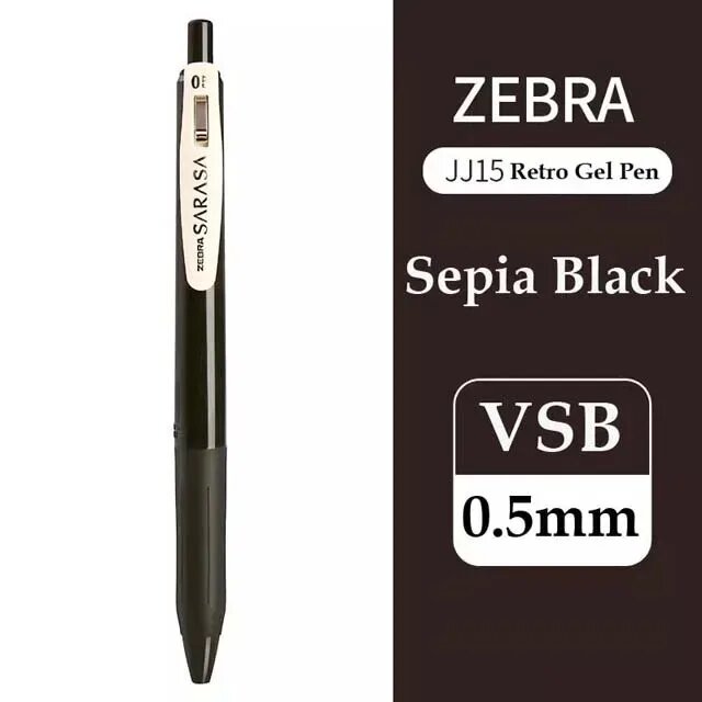 Цветная Гелевая Ручка ZEBRA JJ15 SARASA, 0,5 Мм, Двухцветная, 10 Цветов, Милые Школьные Принадлежности, Японская Канцелярия