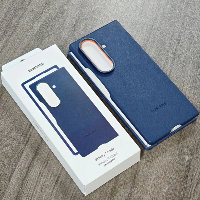 Чехол для телефона Samsung Galaxy Z Fold 7 Fold7, магнитный кожаный чехол, задняя защитная оболочка для Galaxy z fold 7 fold7