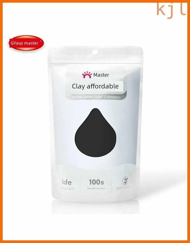 Популярен осеньюУльтралегкая глина для лепки 100г (черный)