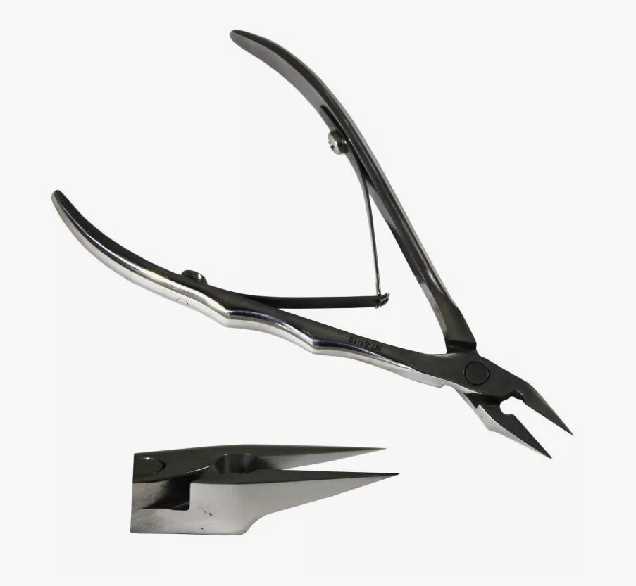 Педикюрные кусачки прямо режущие для твердых ногтей, 18 мм