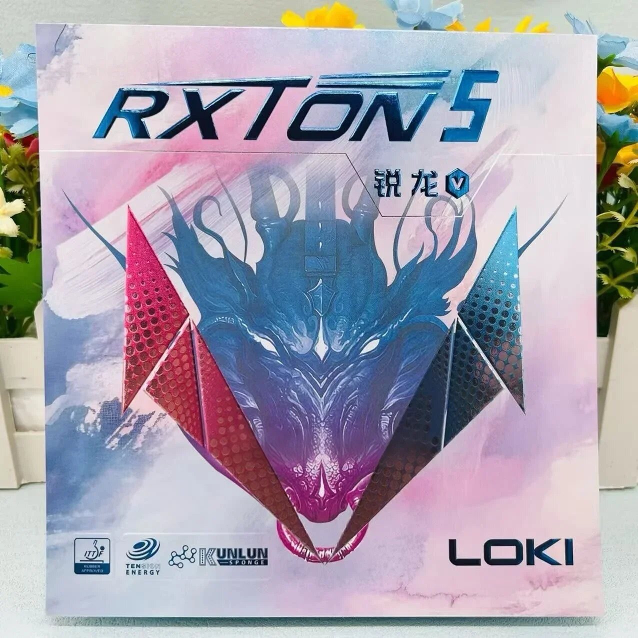 RXTON 5 LOKI BLUE резина для настольного тенниса