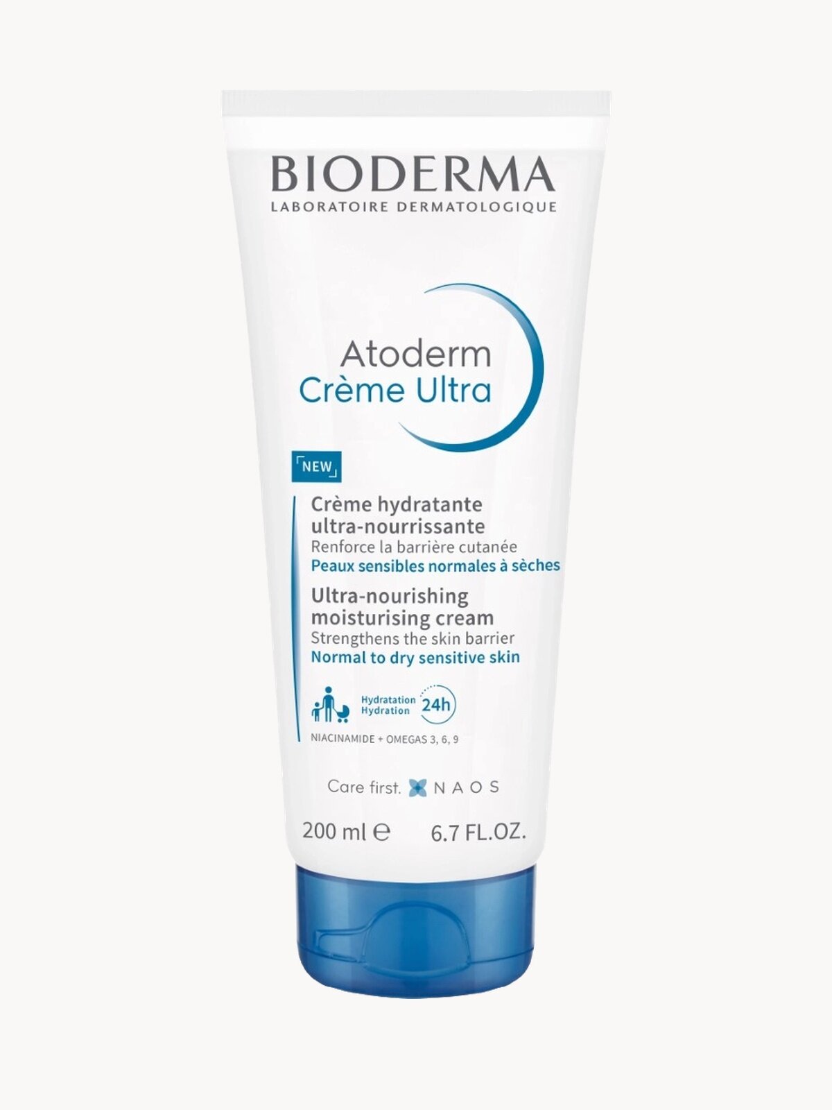 BIODERMA Atoderm Ultra Крем для увлажнения нормальной и сухой кожи лица и тела, 200 мл