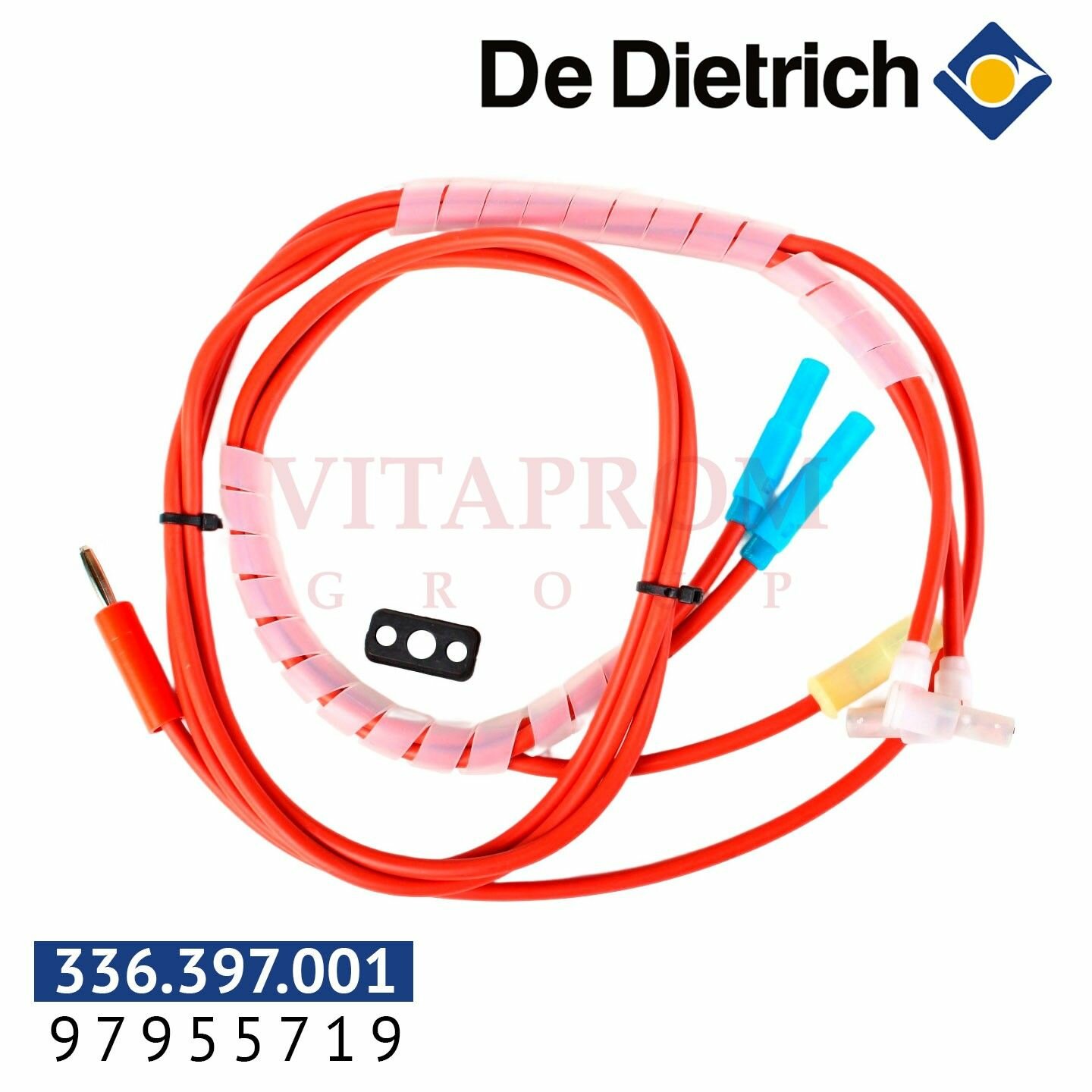 Кабель датчика ионизации и кабели зажигания De Dietrich 97955719