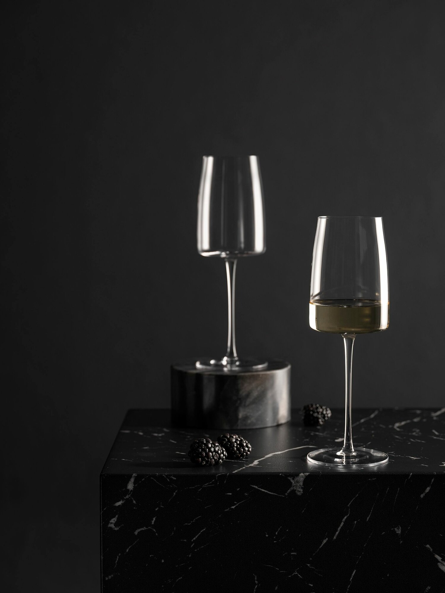 Togas Бокалы для белого вина набор "Эндель" хрустальное стекло, 360 мл, 2 шт