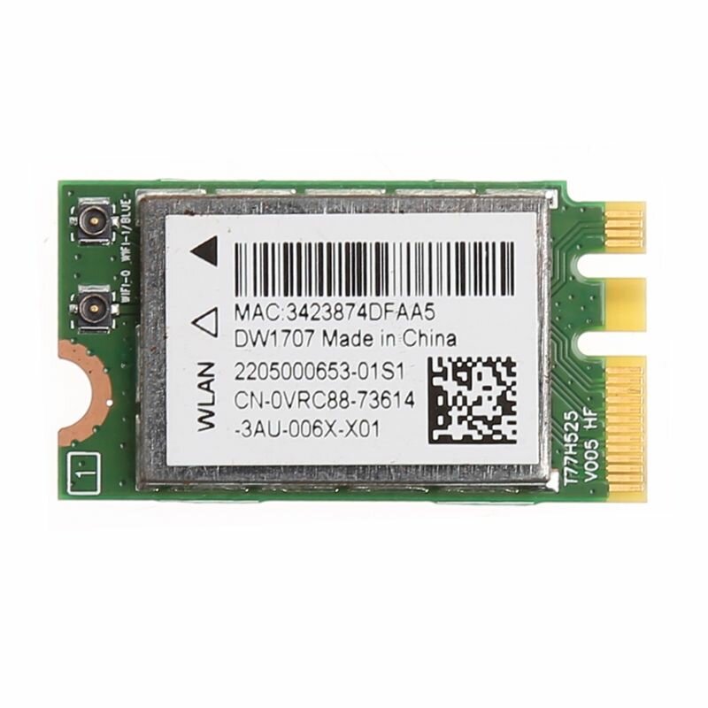 Беспроводной модем, Беспроводная сетевая карта DELL DW1707 CN-0VRC88 QCNFA335
