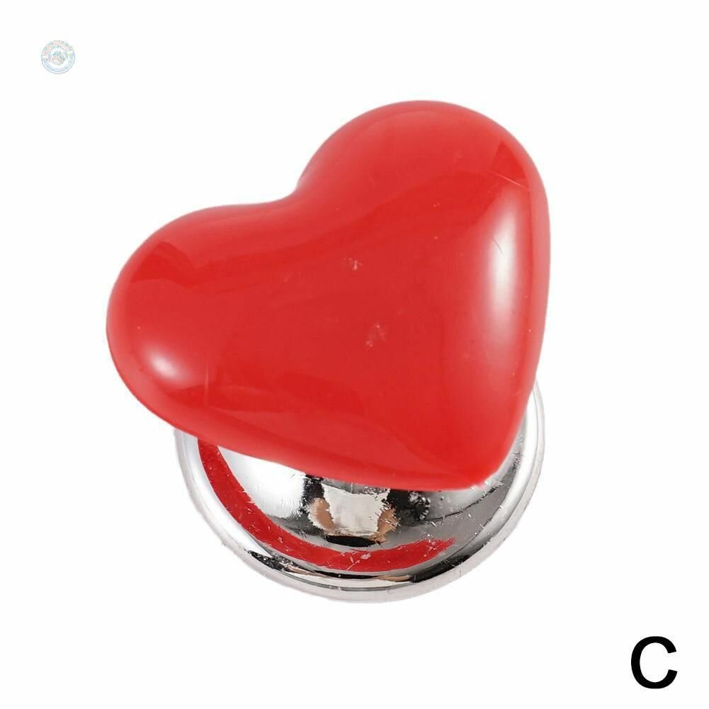 Кнопка смыва унитаза в форме сердца, яркая пластиковая кнопка-брошка для бачка, романтичный аксессуар для ванной, подарок на 14 февраля, белая розовая красная желтая