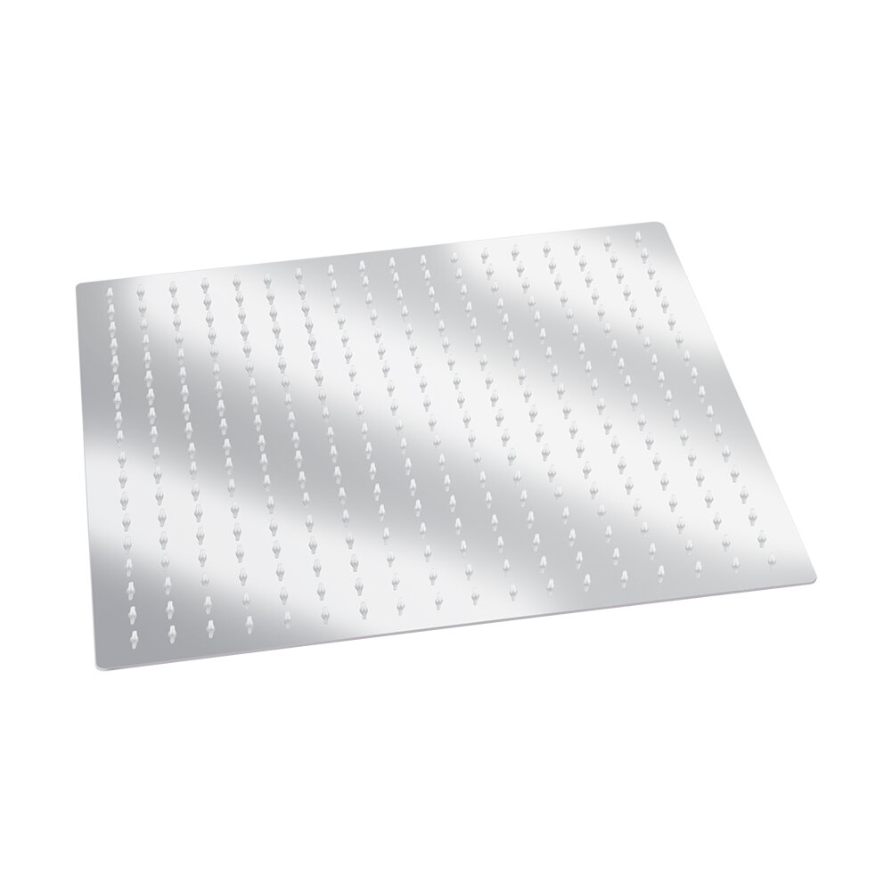 Квадратная 16-дюймовая ультратонкая душевая лейка для ванной из нержавеющей стали с эффектом дождя, хромированная, современный дом