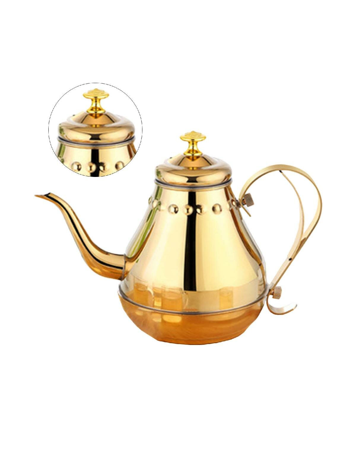 Современный чайник для чая Чайная утварь Нержавеющая сталь Чайник с гибким горлышком Кофейник Чайник для чая Чайник для воды для чая и кофе