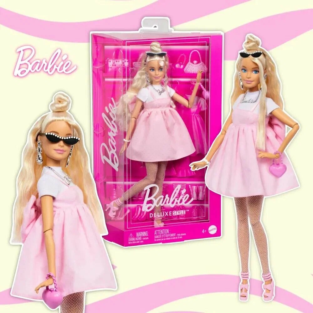 Куклы "Barbie Deluxe Style", со светлыми волосами , HYV27-HYV24