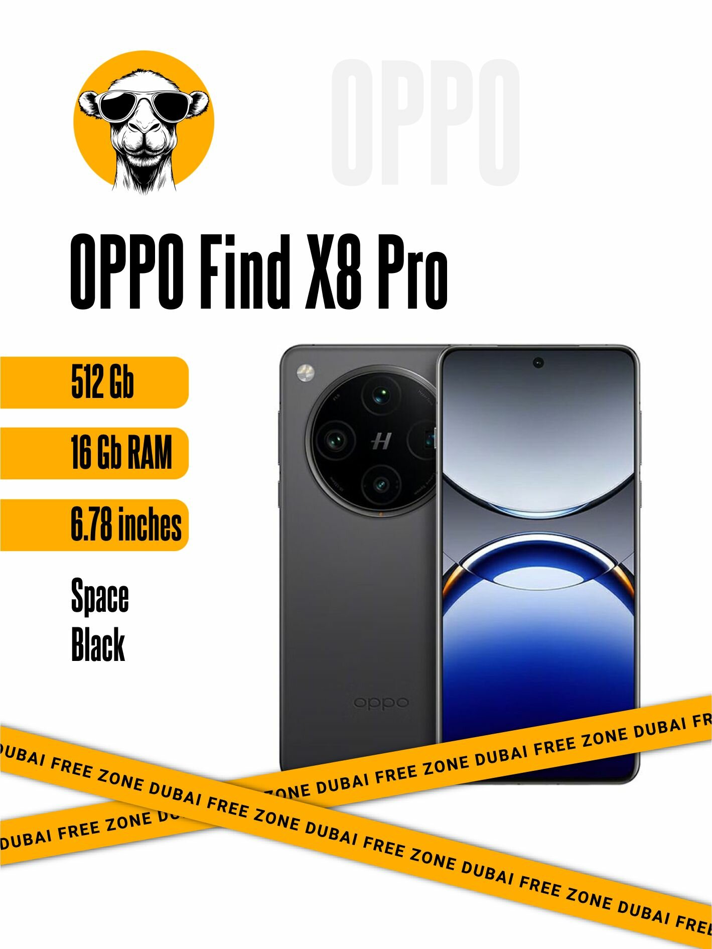 Смартфон OPPO Find X8 Pro 16/512Gb Space Black