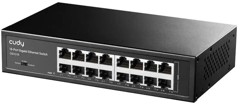 Коммутатор Cudy GS1016 (L2) 16x1Gbит/с неуправляемый