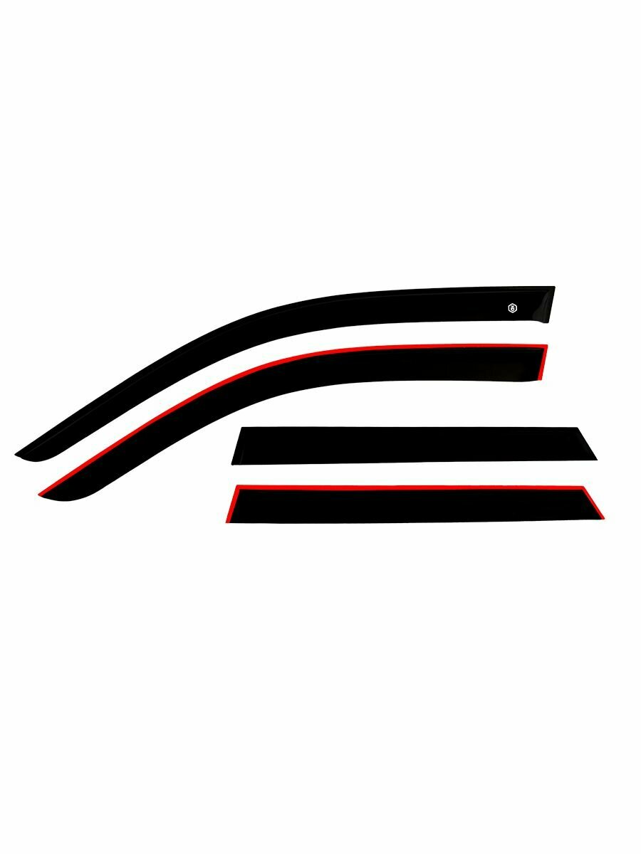 Дефлектор окон (ветровик) для BMW X5 (E53) с 2000-2006 г. в