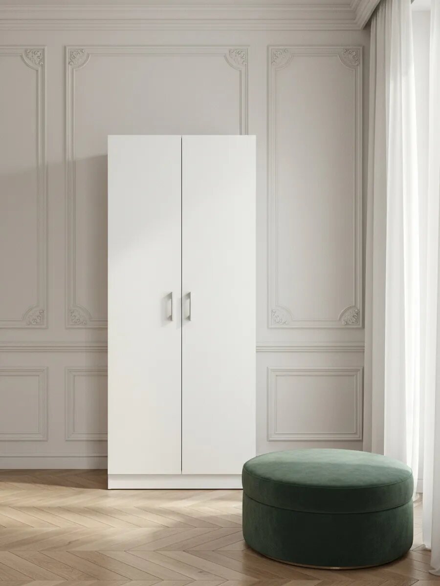 Шкаф FRESTER с полками в спальню прихожую распашной для одежды, от производителя