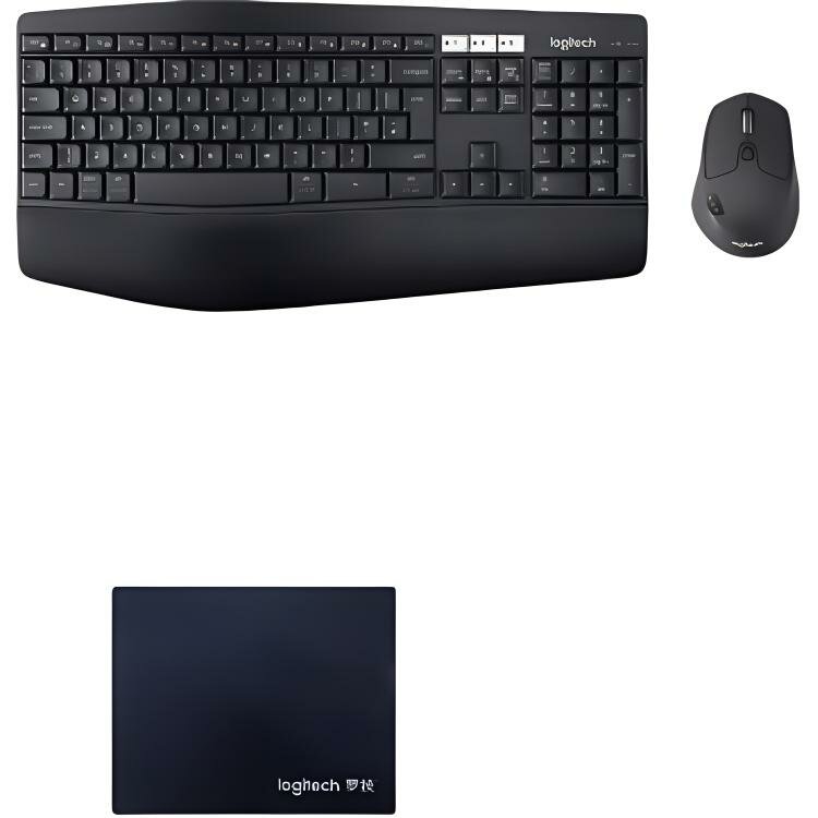 Комплект клавиатура и мышь Logitech 6055568, черный