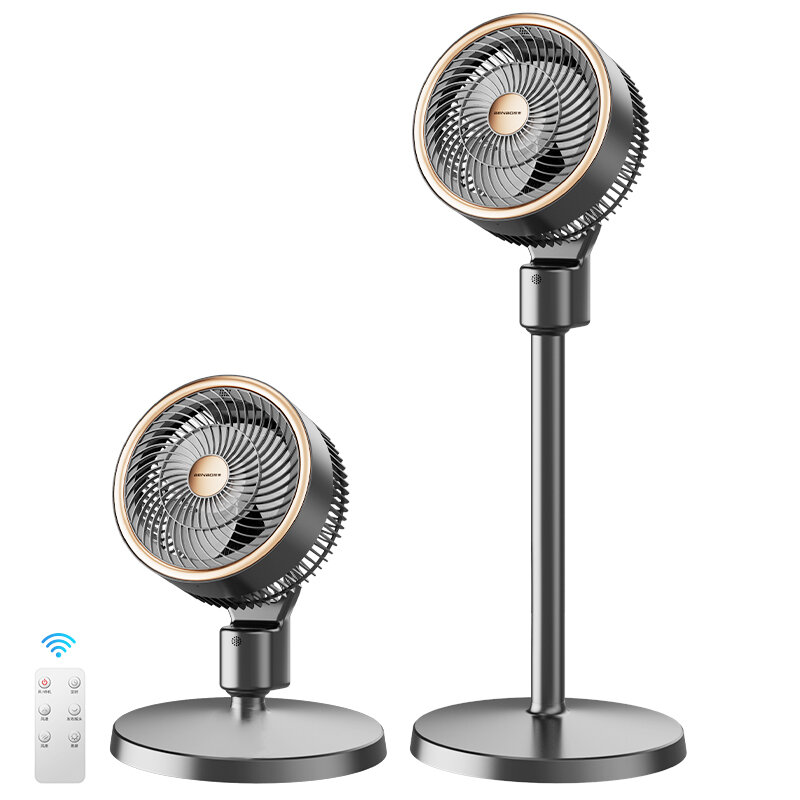 Напольный вентилятор BENBO XFS-2023AR, белый, мощность 50 Вт, 3 скорости, поворотный механизм