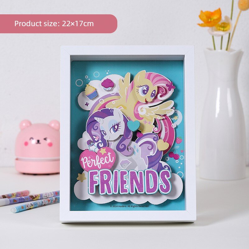 3D-фоторамка-пазл «Мой маленький пони» с изображением Твайлайт Спаркл, 3D-скульптура из бумаги, детский набор для